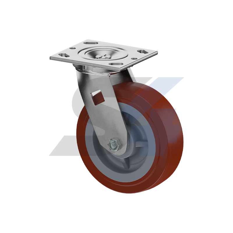 6 x 2" Zinc, Swivel Caster Top Plate Mount - C016.72B – Source 4 Industries