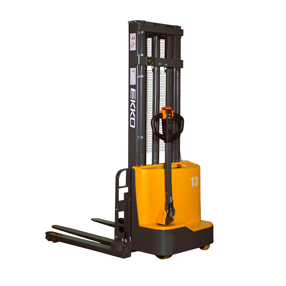 Full Electric Straddle Stacker 2800 lbs Capacity with Adjustable Legs – Source 4 Industries