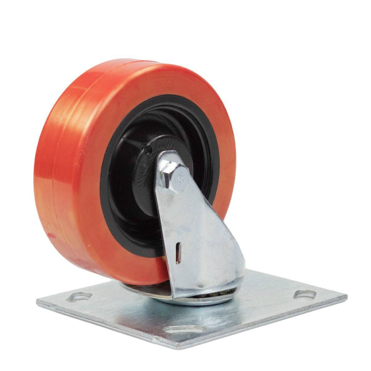 4" Caster, Rmttld, Red – Source 4 Industries