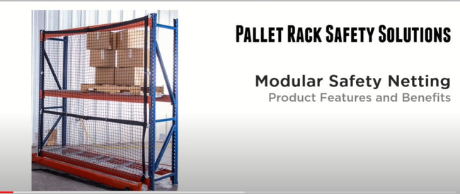 How to Install Adrian's Modular Pallet Rack Safety Netting? – Source 4 ...