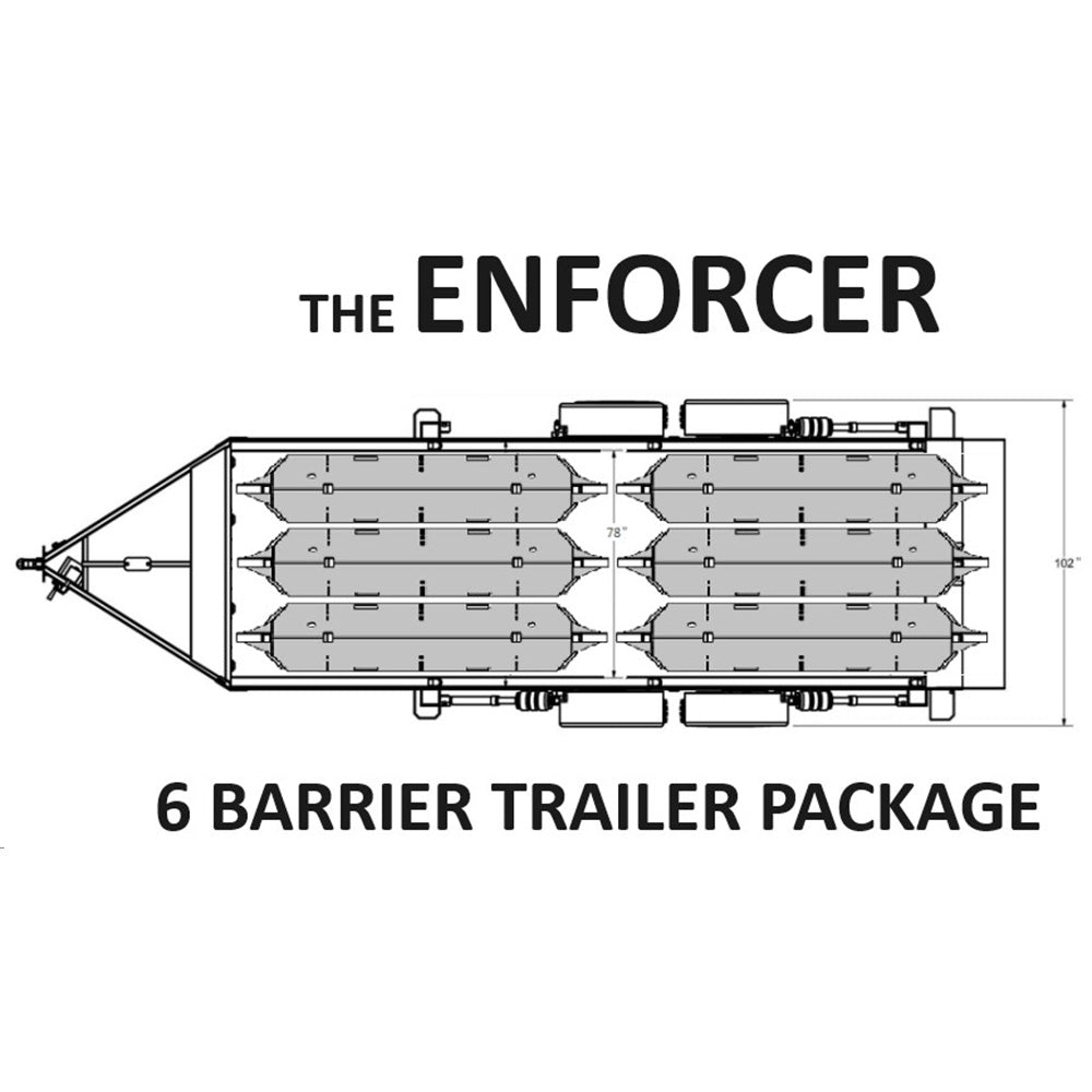 K12 Defense Enforcer - 6 Barrier Trailer Package – Source 4 Industries