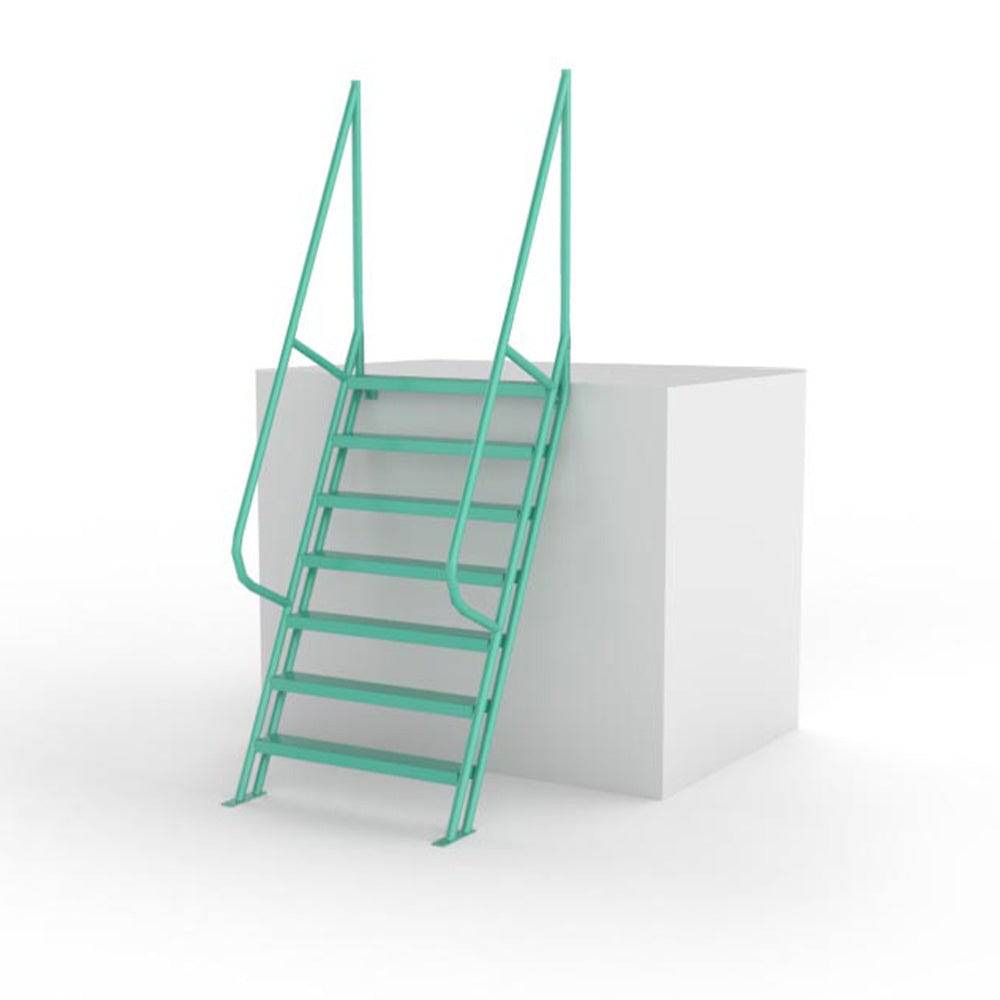 Heavy-Duty Ships Ladder All Welded - 65 Degree Angle – Source 4 Industries