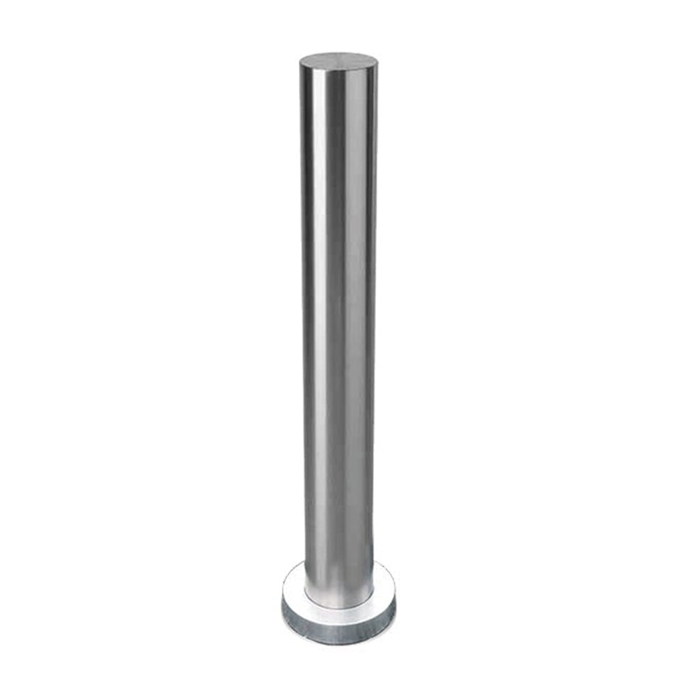 4.5" Fixed Embedded Stainless Steel Bollard with Baseplate - 316 Grade ...
