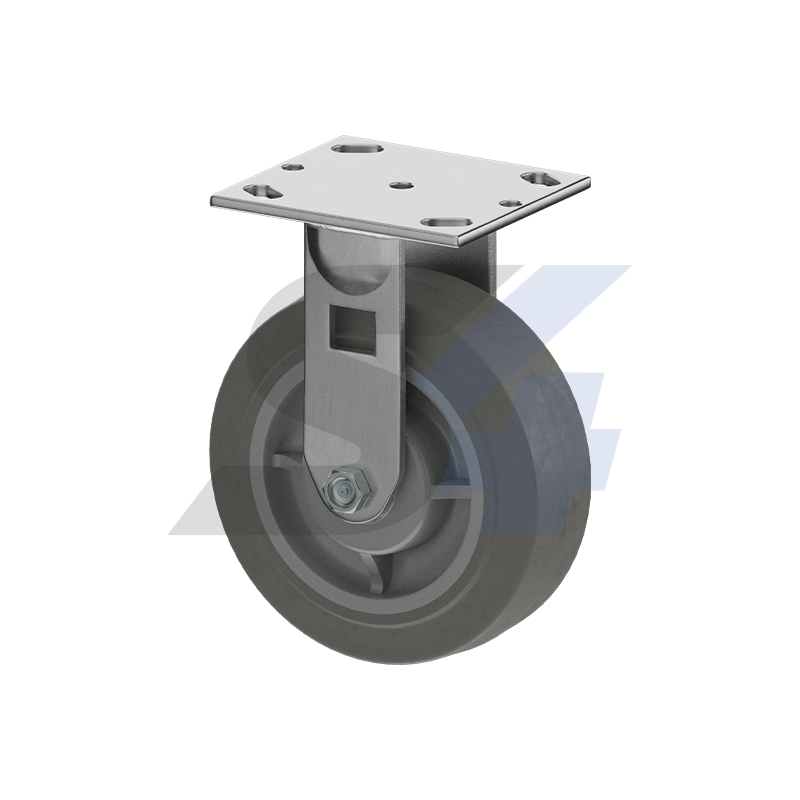 6 x 2" Zinc, Rigid Caster Top Plate Mount - C000.E47 – Source 4 Industries