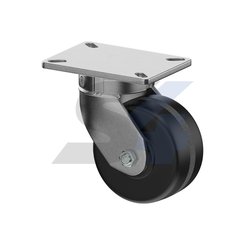6 x 3" Zinc, Kingpinless Swivel Caster Top Plate Mount - C014.270 ...