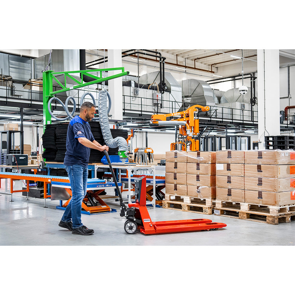 RAVAS-320 Hand Pallet Jack with Scale – Source 4 Industries
