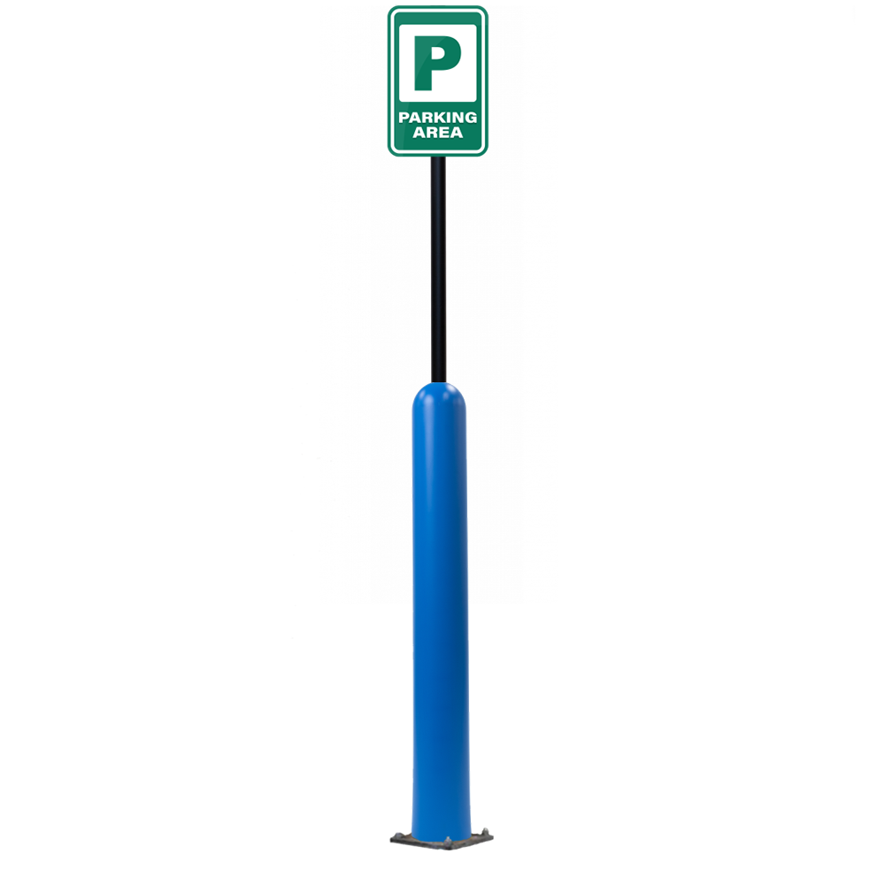6" x 42" Cored Bollard Sign System – Source 4 Industries