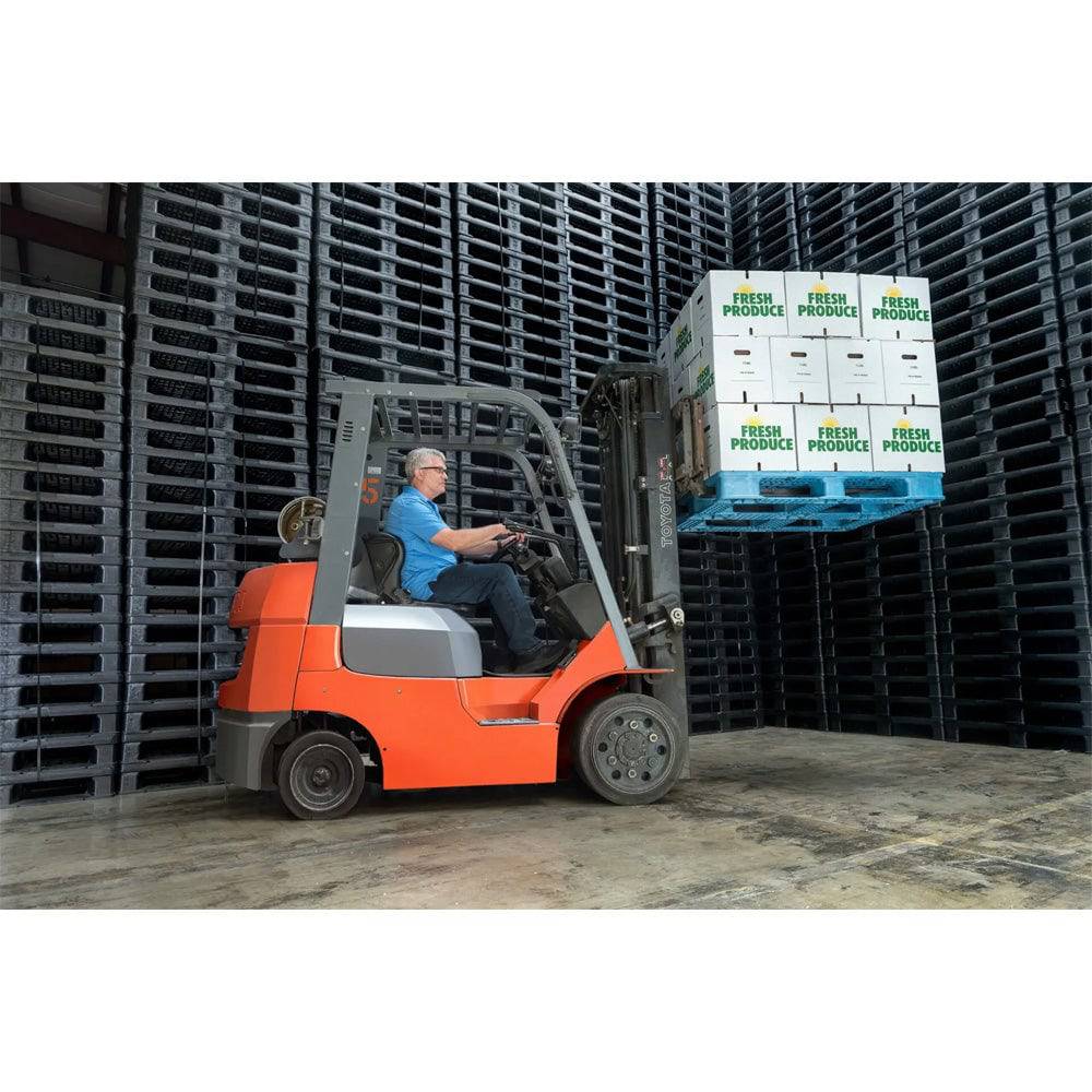 Blue Heavy Duty Pallet - FDA Approved - 40x48" - 900 lb Racking Capaci ...