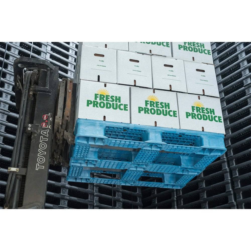 Blue Heavy Duty Pallet - FDA Approved - 40x48" - 900 lb Racking Capaci ...