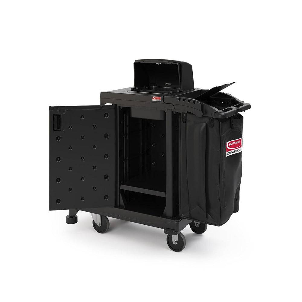 High-Security Cleaning Cart, Black – Source 4 Industries