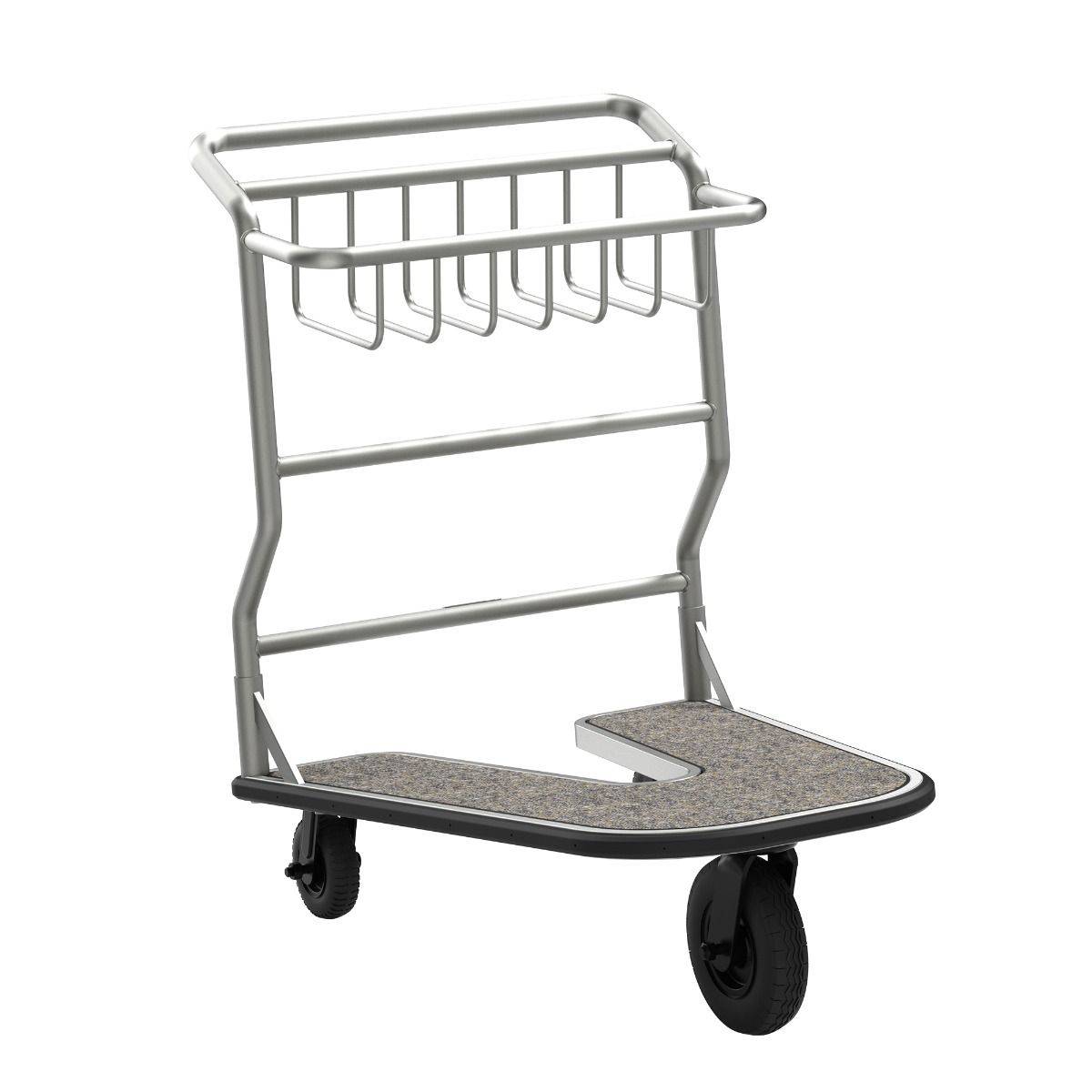 Nesting Luggage Cart With Carpet Platform – Source 4 Industries