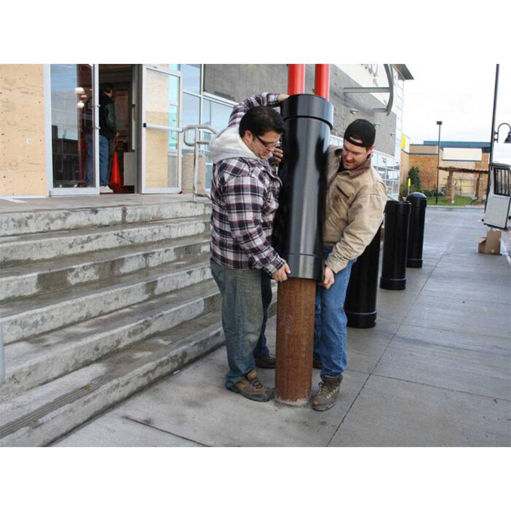 R-1007-06 Steel Pipe Security Bollard (6-5/8 in) – Source 4 Industries