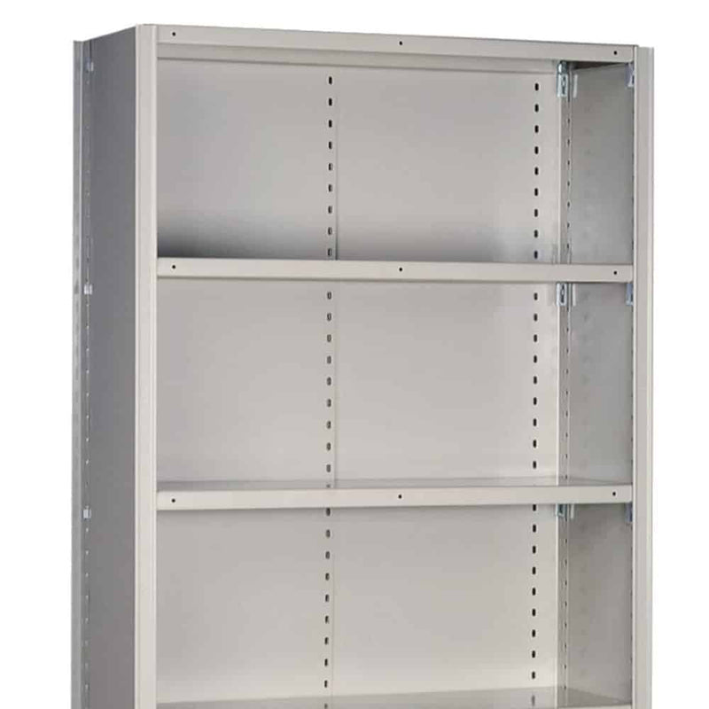 8000 Series Closed Steel Shelving with 5 Shelves - 20 Gauge - Heavy-Du ...
