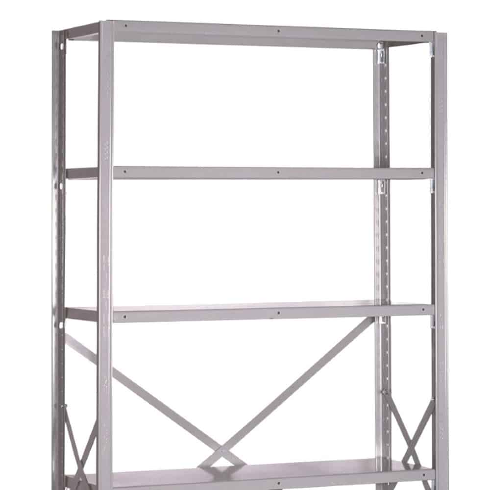 8000 Series Open Steel Shelving with 5 Shelves - 20 Gauge - Heavy-Duty ...