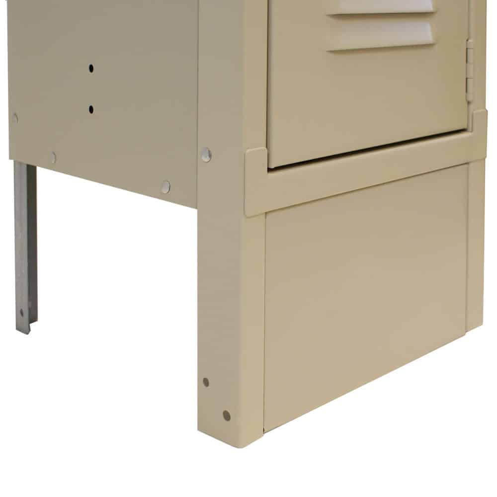 Closed Front Base for Lockers with Legs – Source 4 Industries