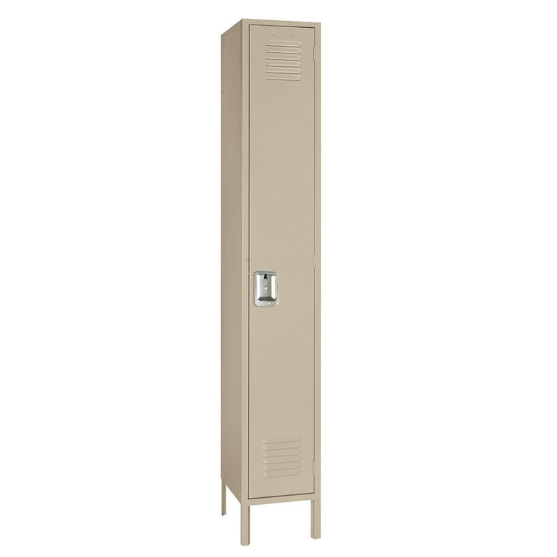 Single Tier 12"w x 15"d x 78"h Standard Metal Locker 1 Wide – Source 4 ...