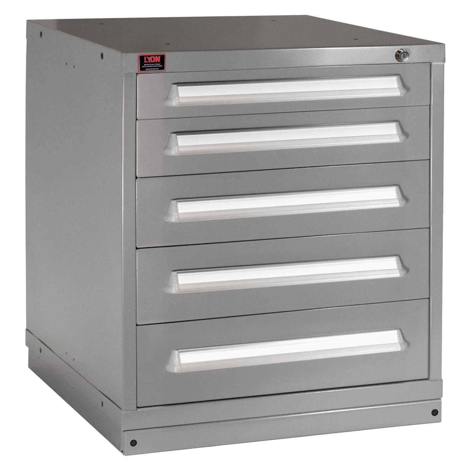 Quick Ship 5 Drawer Modular Cabinet with 104 Compartments Standard Wid ...