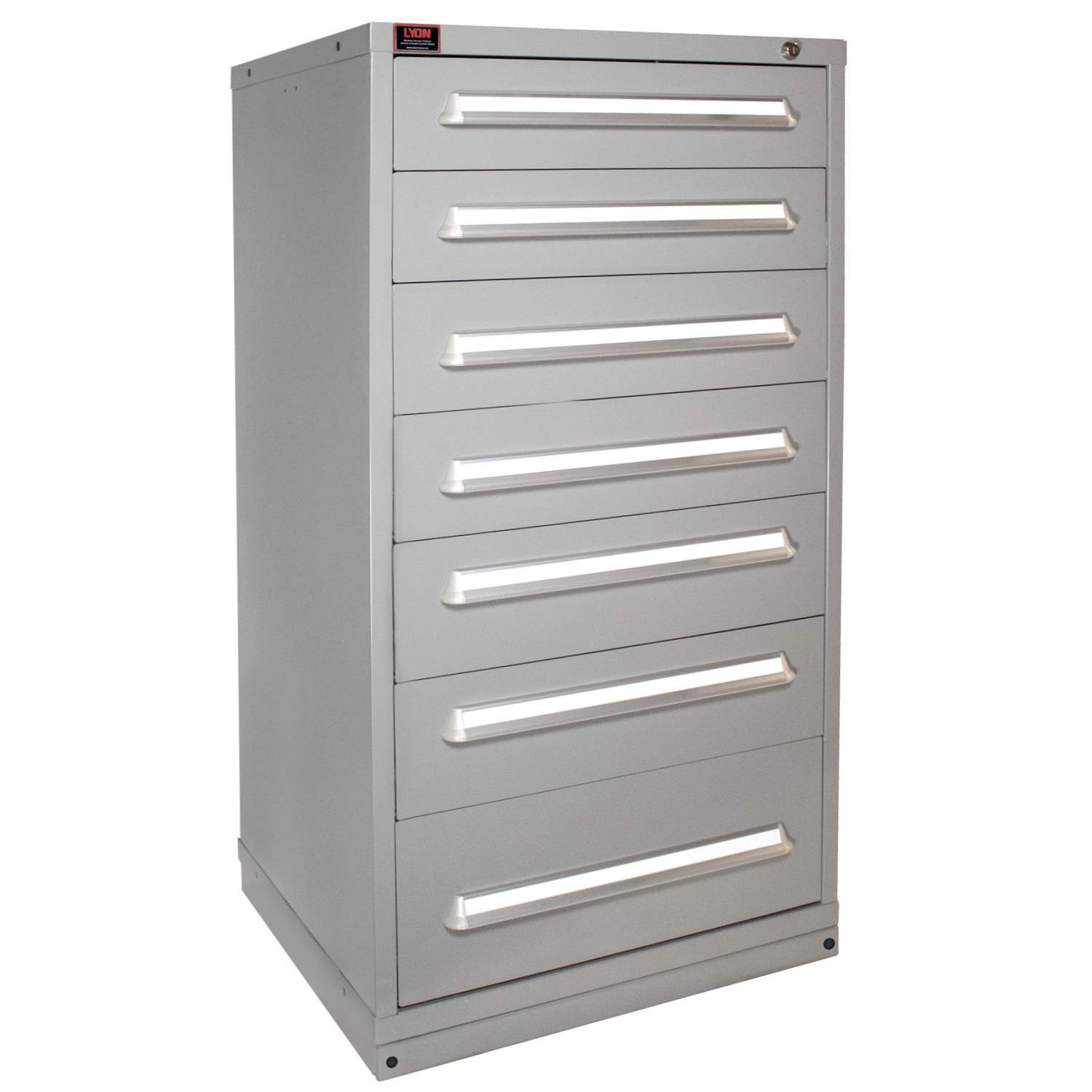 Quick Ship 7 Drawer Modular Cabinet with 77 Compartments Standard Wide ...