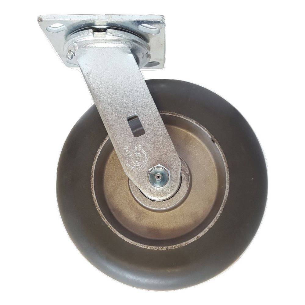 8" x 2" Dura Cushion Wheel Swivel Caster - 450 lbs. Capacity | Source 4 ...
