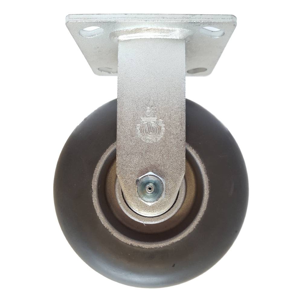 6" x 2" Dura Cushion Wheel Rigid Caster - 350 lbs. capacity – Source 4 ...