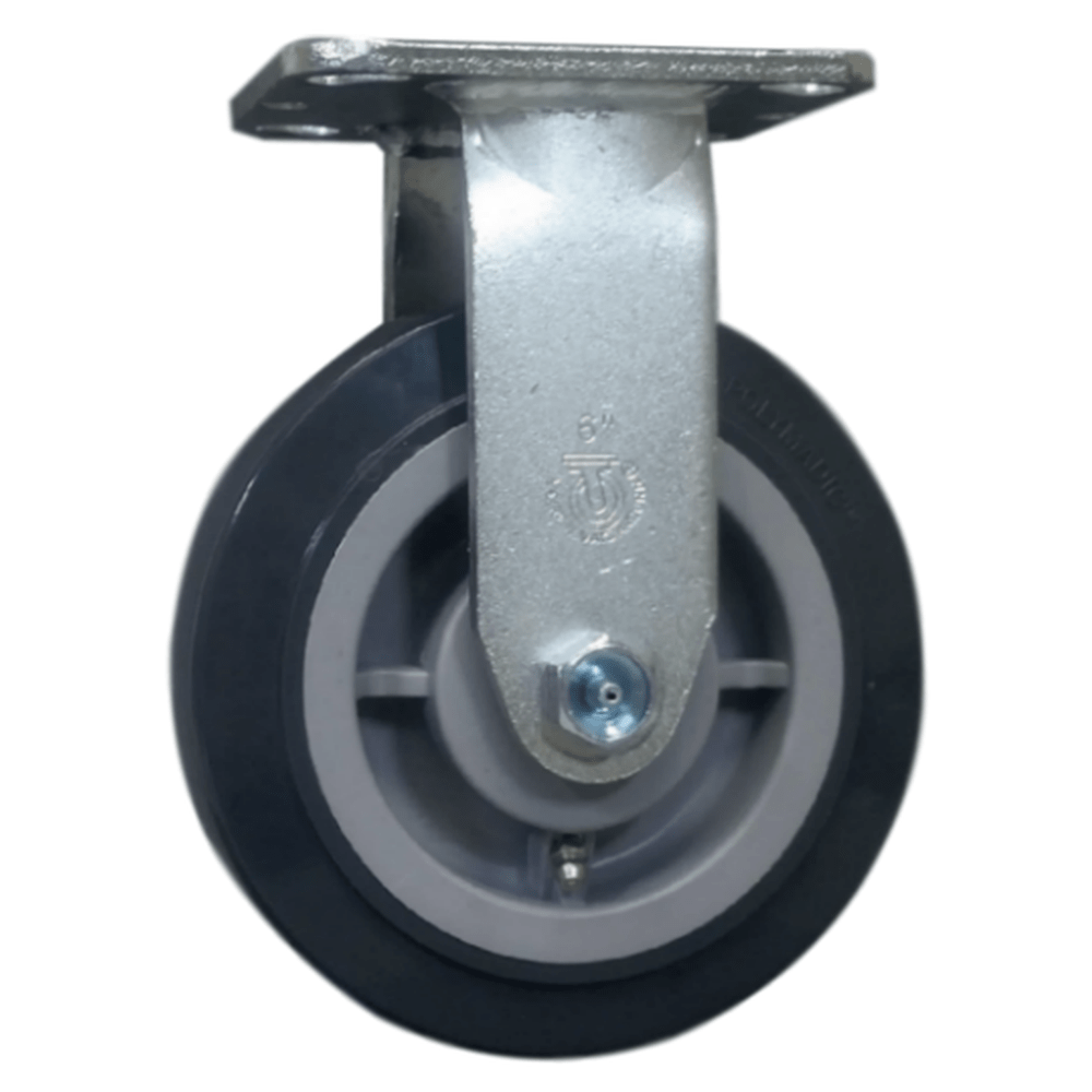 6" x 2" Polymadic Wheel Rigid Caster - 900 lbs. capacity | Source 4 ...