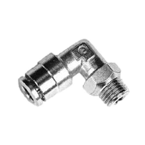 Push-In Fitting, 90 Deg Elbow, 6MM Tubing, M8 Thread | Source 4 Industries