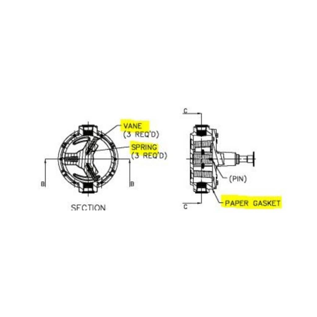 Vane Repair Kit for Rotary Pumps 1385, 1385-H, 1387 – Source 4 Industries