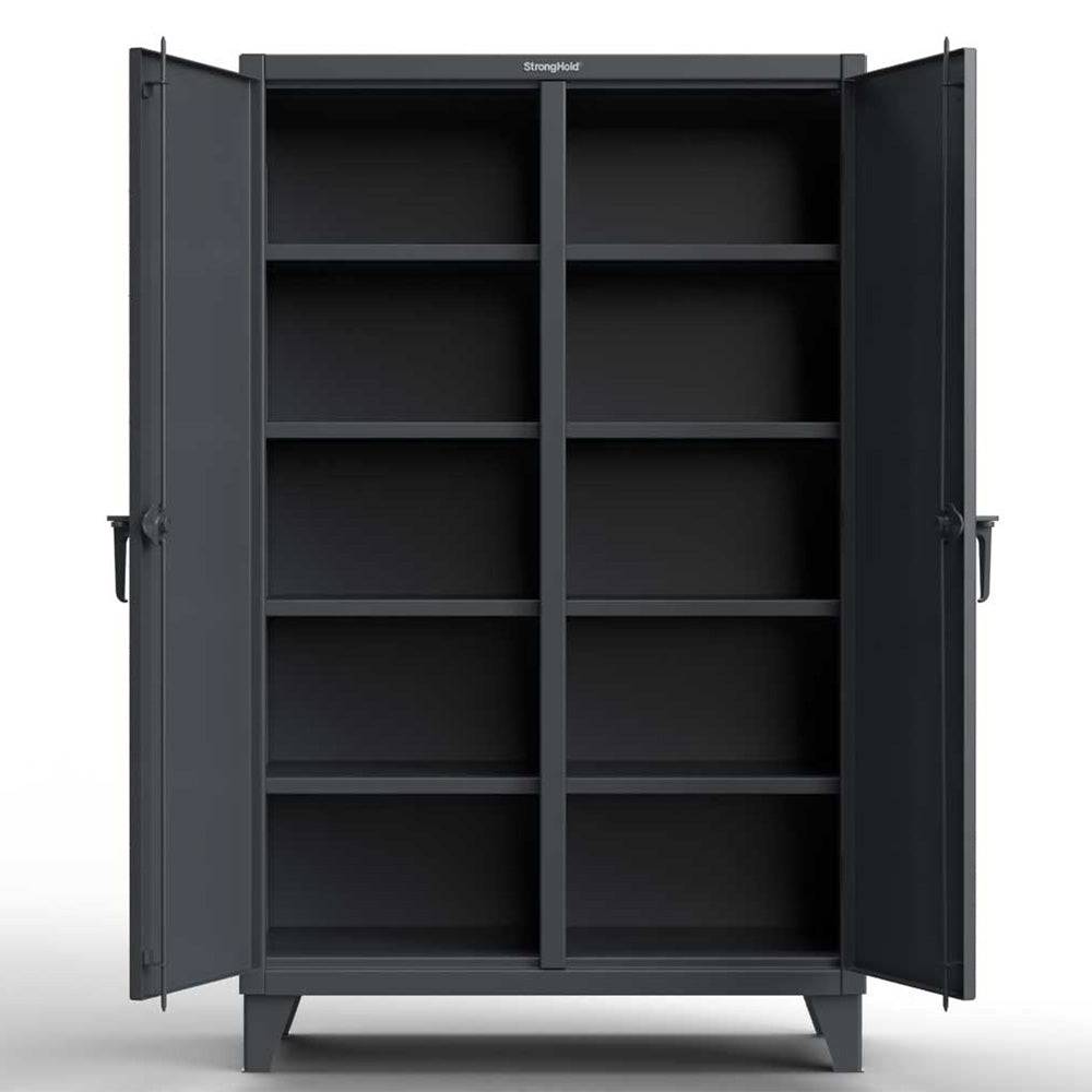 Extreme Duty 12 GA Double Shift Cabinet with 8 Shelves - 48 In. W x 24 ...