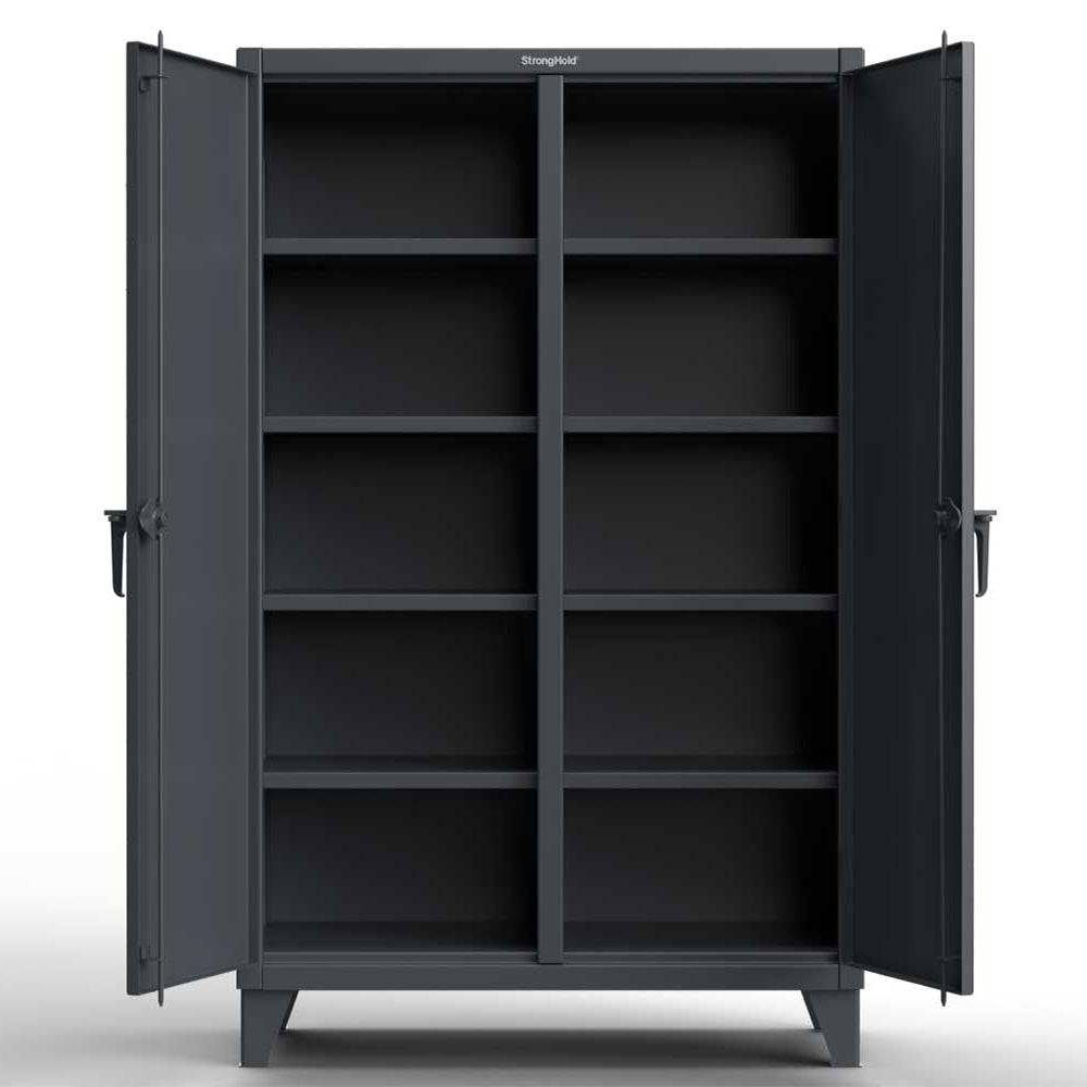 Extreme Duty 12 GA Double Shift Cabinet with 6 Shelves - 60 In. W x 24 ...