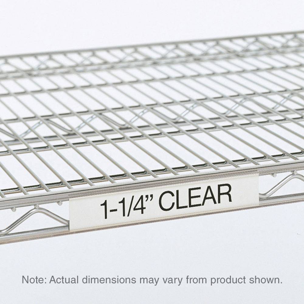Metro Super Erecta Label Holder, Clear – Source 4 Industries