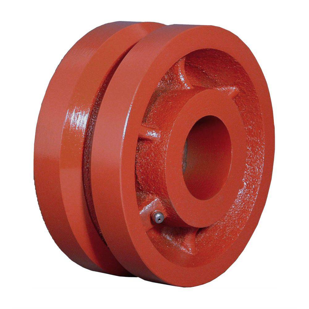 6" x 2-1/2" Ductile Steel V-Groove Wheel - 3500 Lbs. Capacity | Source ...