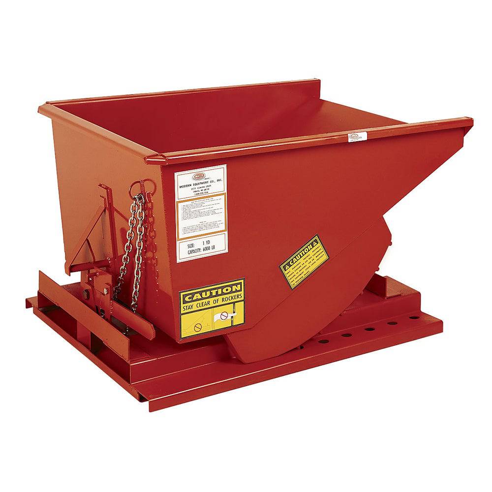 Modern Equipment Self Dumping Hopper Extra Heavy Duty (1 Cubic Yard ...