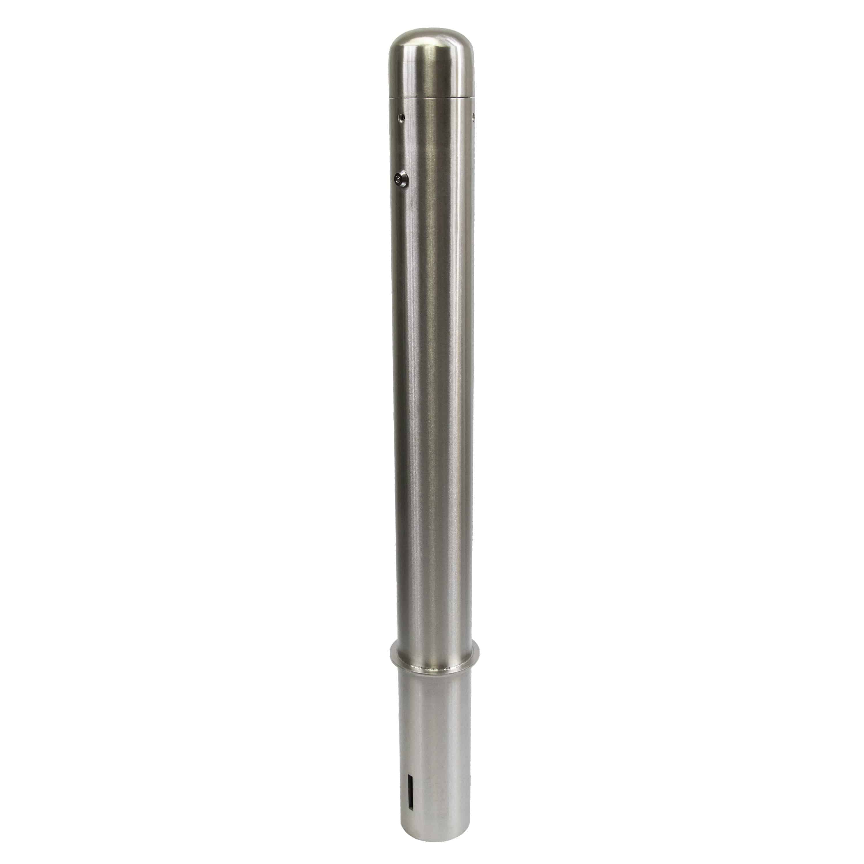 4" Stainless Steel Internal Locking Removable Bollard with Embedment ...