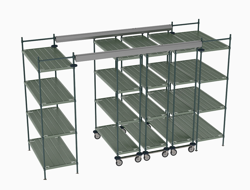 Metro - Top-Track Overhead Track Shelving Complete Kit – Source 4 ...