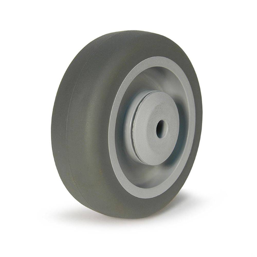 3-1/2" Gray Thermoplastic Rubber Wheel - 220lb. Capacity – Source 4 ...
