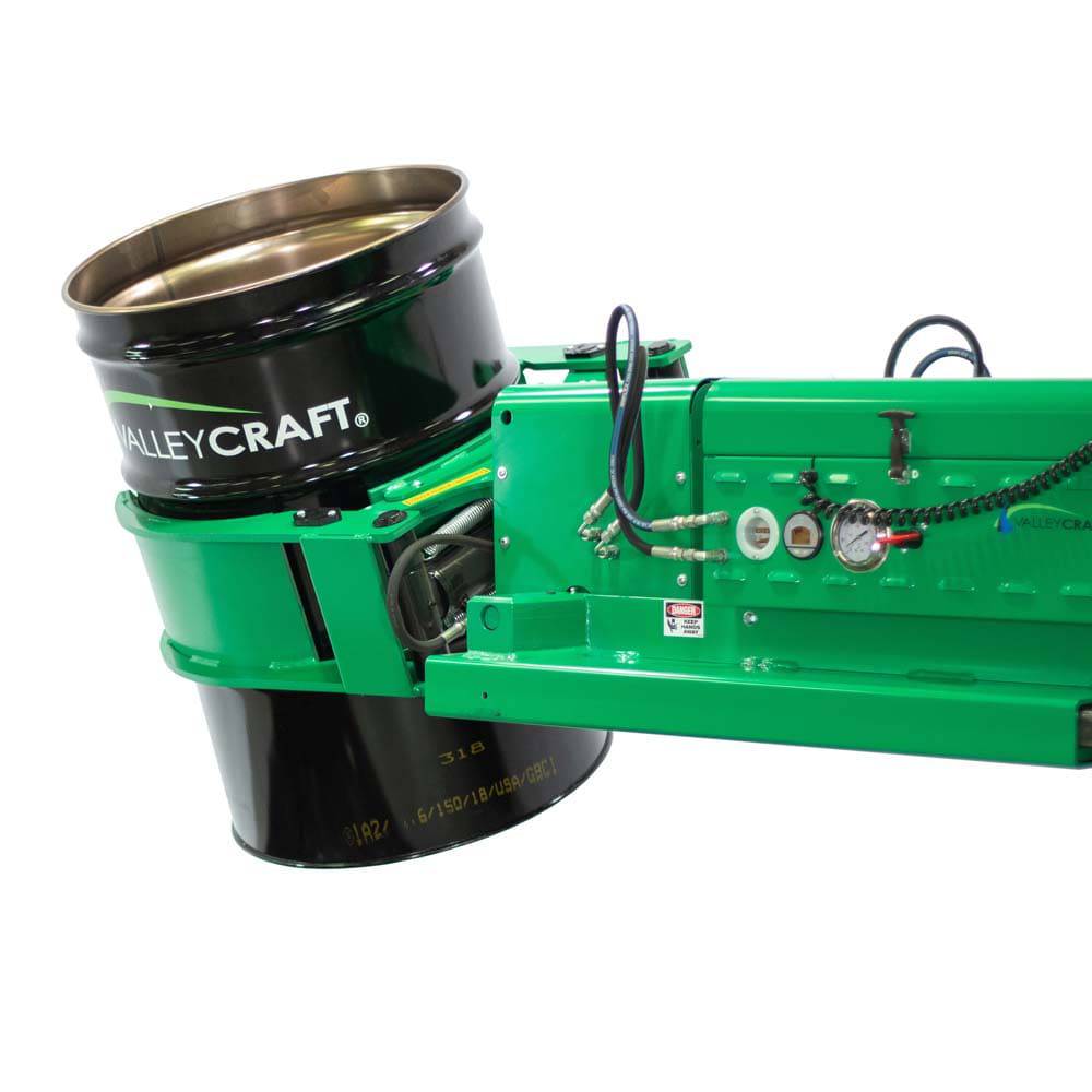 Valley Craft Powered Drum Forklift Attachments – Source 4 Industries