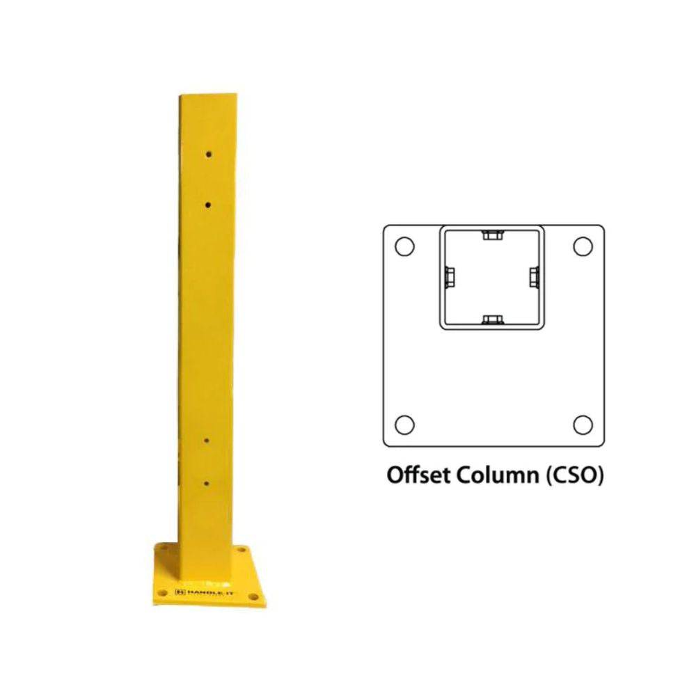 Heavy Duty Warehouse Guard Rail Column – Source 4 Industries