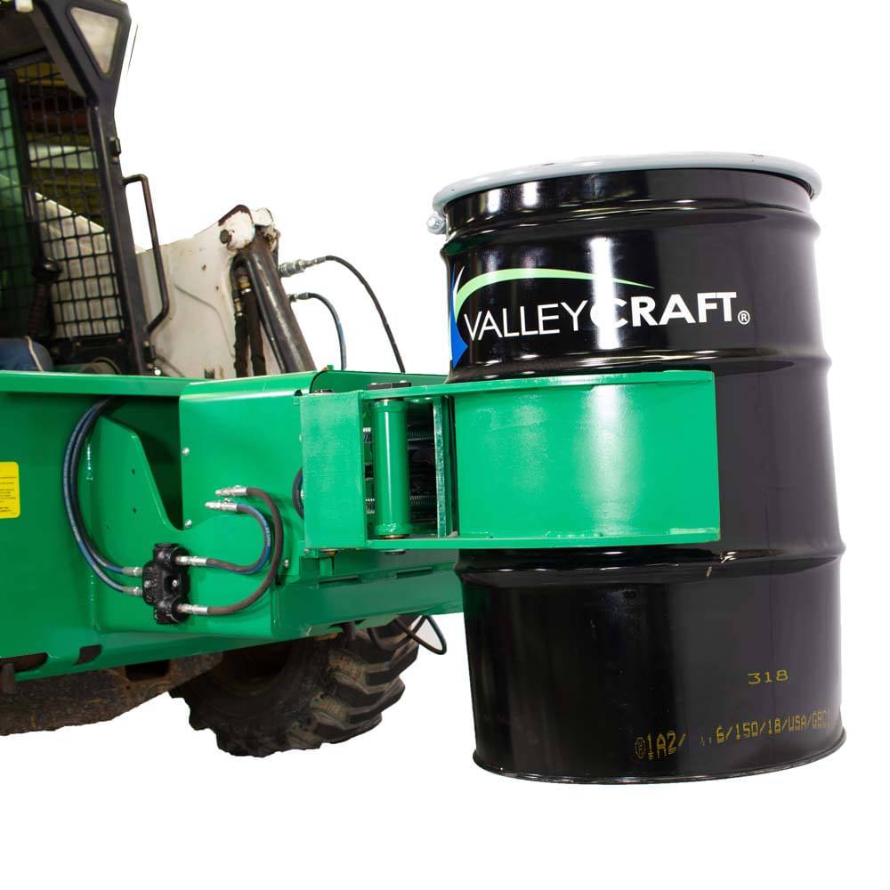 Valley Craft Drum Clamp & Rotate Powered Skid Steer Attachment – Source ...