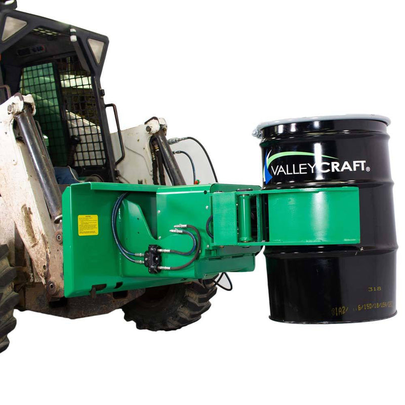 Valley Craft Drum Clamp & Rotate Powered Skid Steer Attachment – Source ...