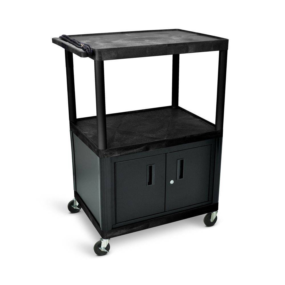 Plastic AV Cart 48"H (Cabinet) – Source 4 Industries