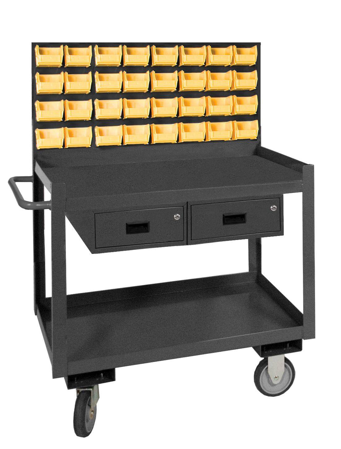 Stock Cart, Louver Panel, Bins, Drawers | Source 4 Industries