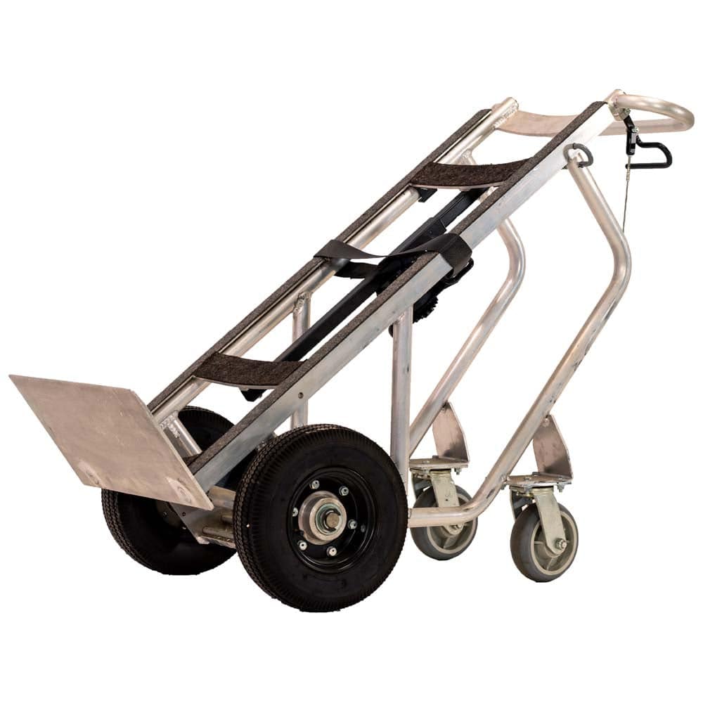 Valley Craft 4-Wheel Deluxe Commercial Hand Trucks, Spring-Loaded Fram ...