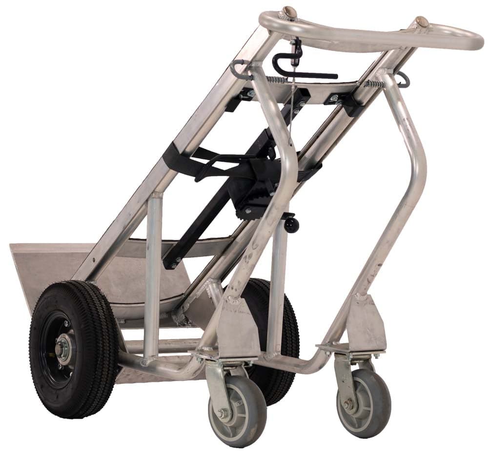 Valley Craft 4-Wheel Deluxe Commercial Hand Trucks, Spring-Loaded Fram ...