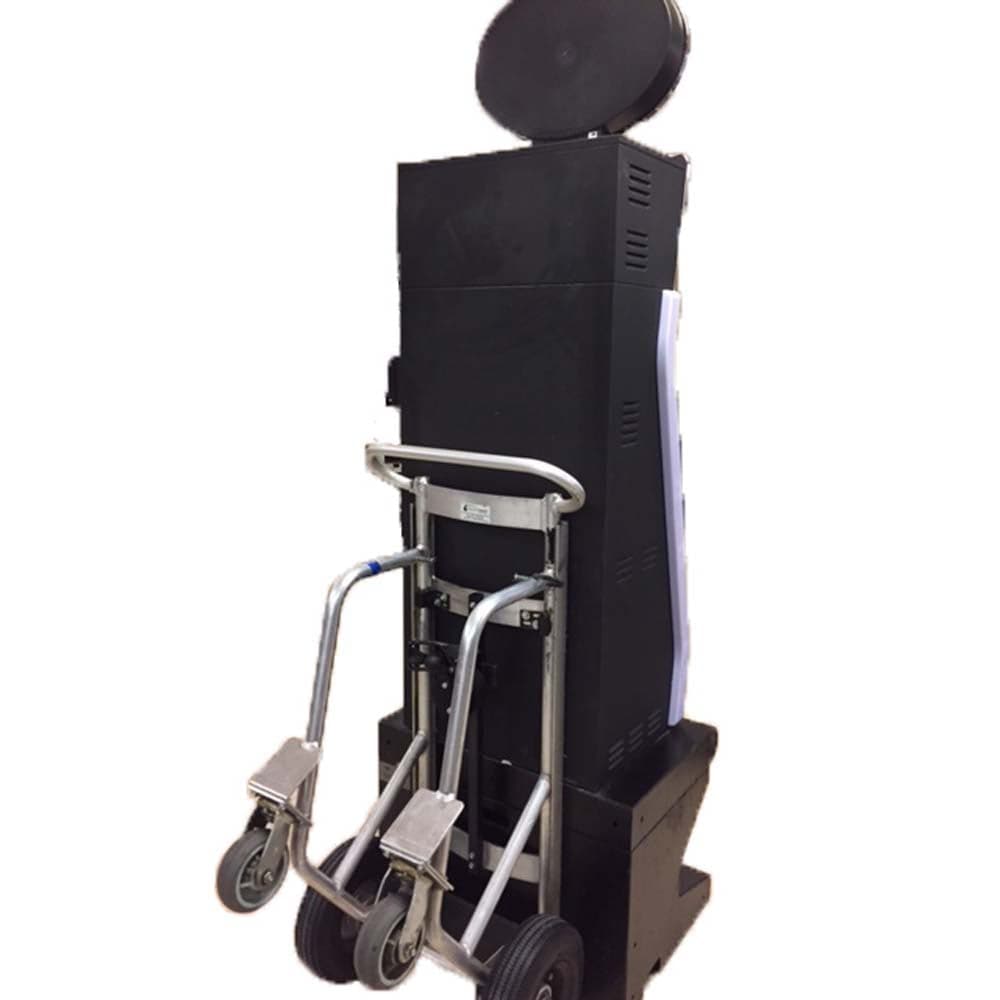 Valley Craft 4-Wheel Deluxe Commercial Hand Trucks, Spring-Loaded Fram ...
