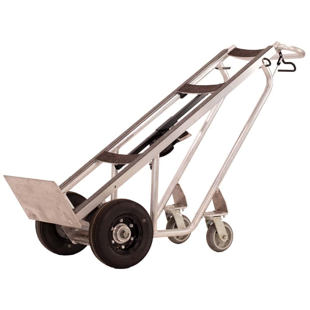 Valley Craft 4-Wheel Deluxe Commercial Hand Trucks, Spring-Loaded Fram ...