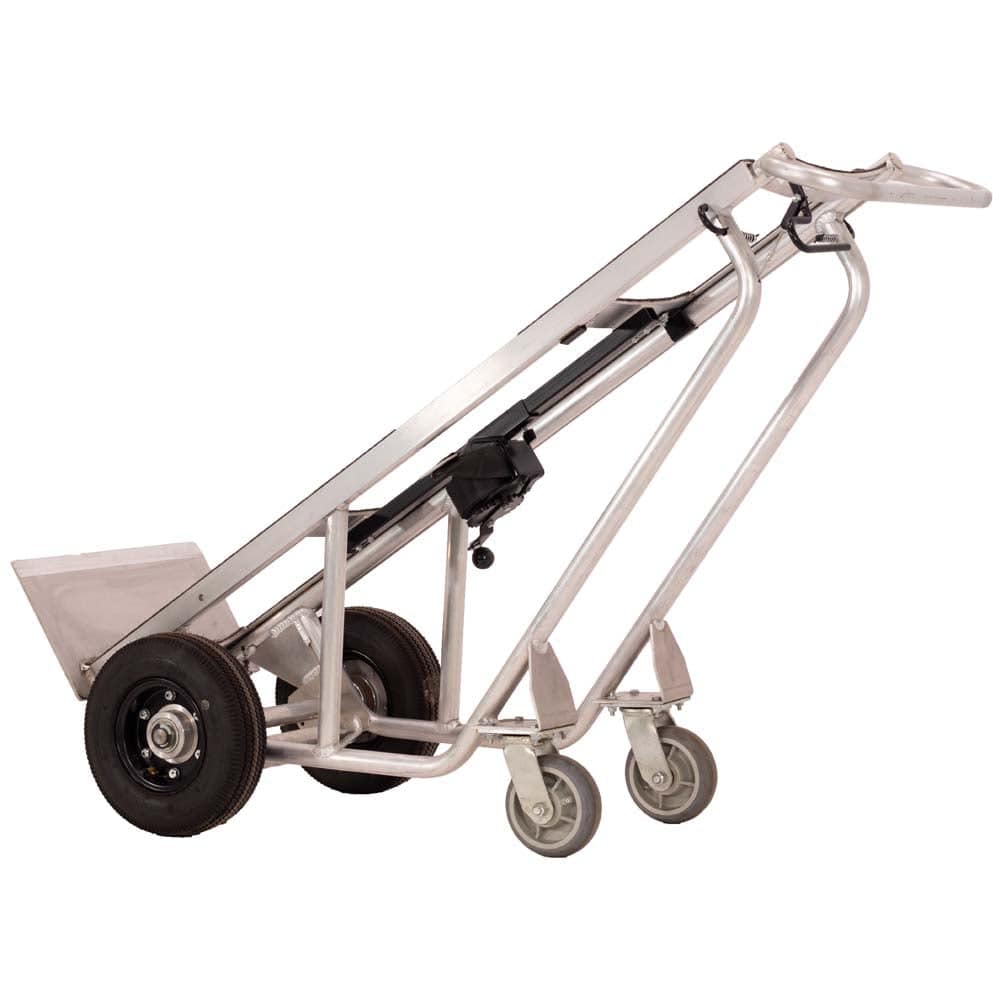 Valley Craft 4-Wheel Deluxe Commercial Hand Trucks, Spring-Loaded Fram ...